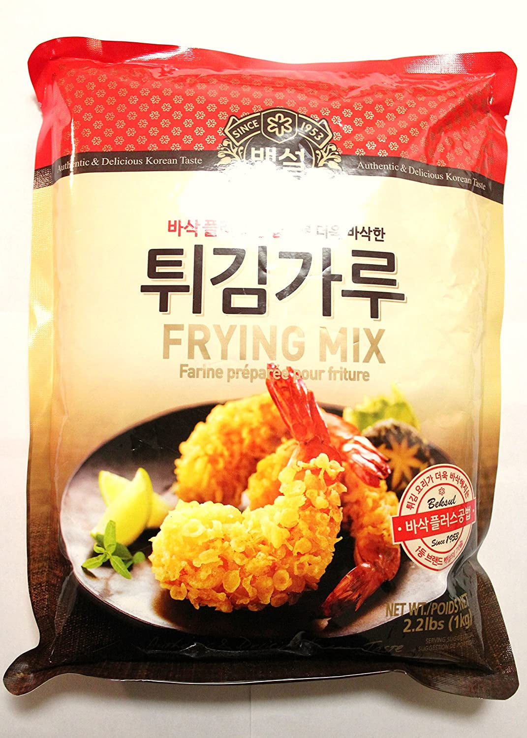 [2 Pack] CJ Beksul Frying Mix / Korean Pancake Mix Frying Mix (백설 튀김가루 ...