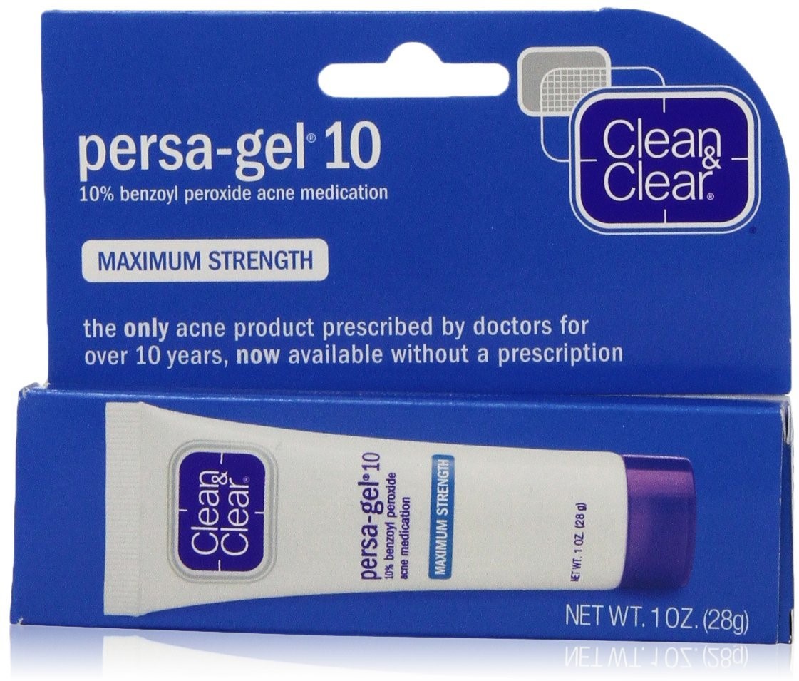 2 Pack - CLEAN & CLEAR Persa-Gel 10 Maximum Strength 1 oz - Walmart.com