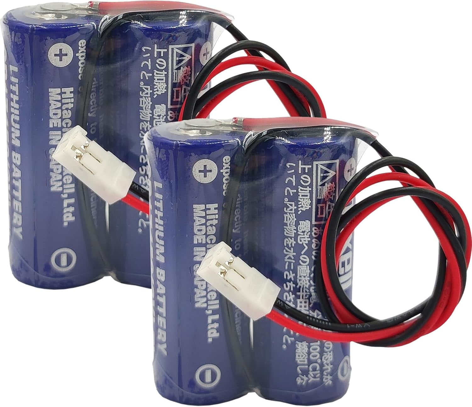 (2-Pack) CR17450-2WK27 / D80UB016170 3V Replacement PLC Battery 2 ...