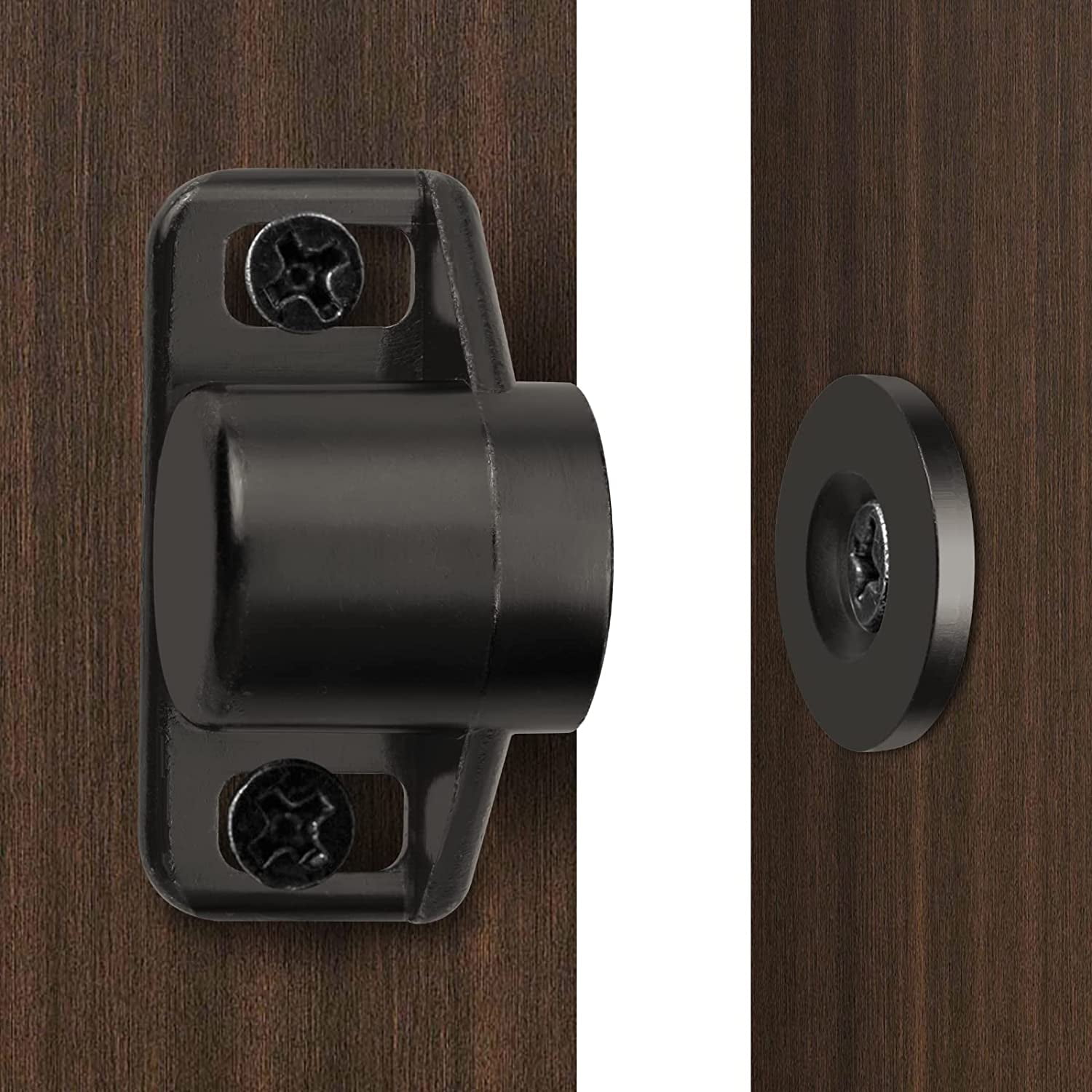 2 Pack Cabinet Magnets Door Catch with magnetic balls for Cabinet Door ...