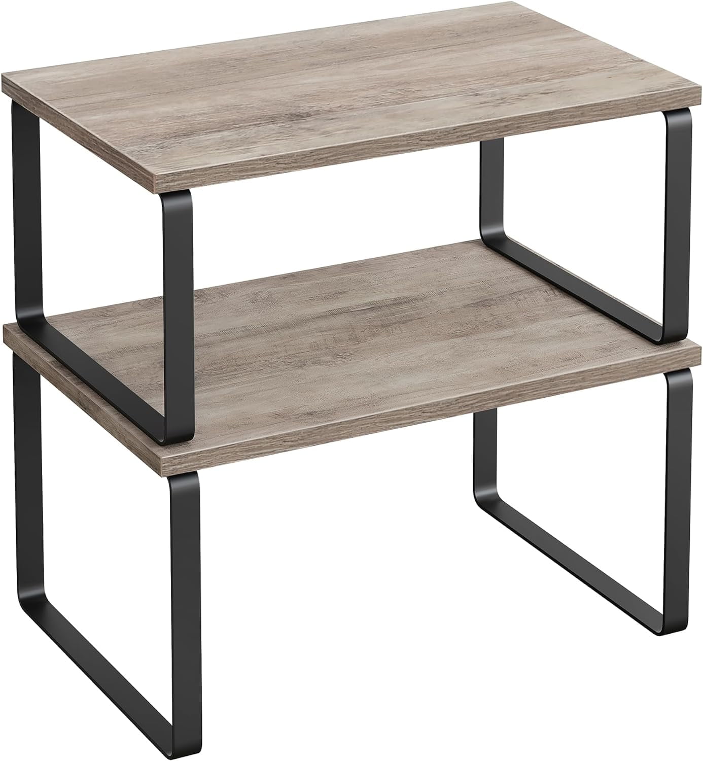 2-Pack Cabinet Organizer Shelf, Kitchen Counter Shelves, Kitchen ...