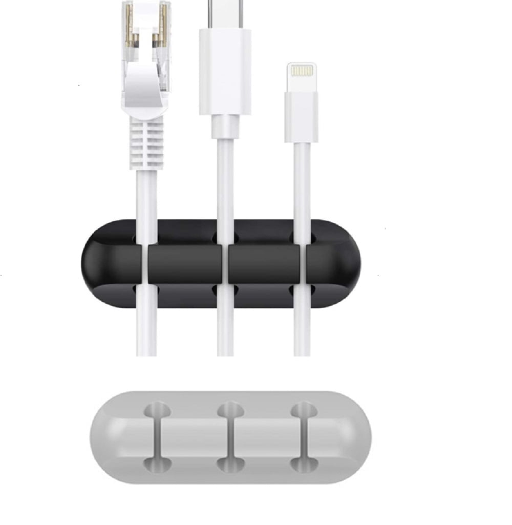 2-Pack Cable Clip Cord Organizer – Adhesive Mount USB Charger Holder ...