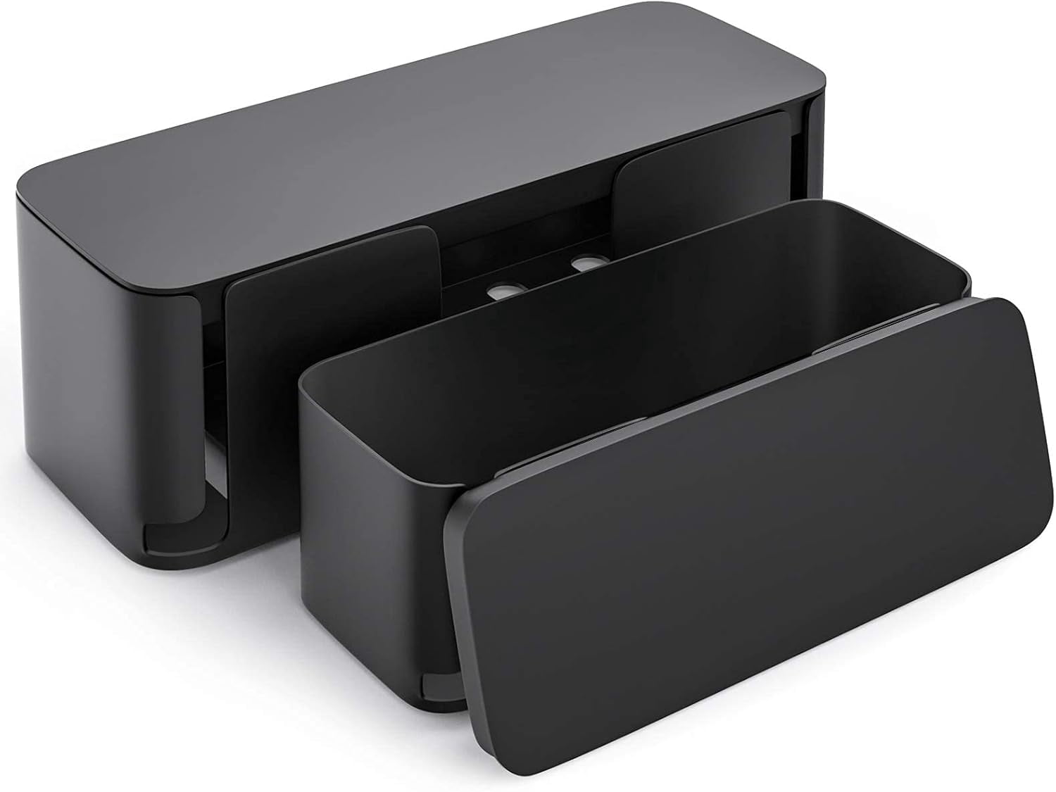 2 Pack Cable Management Box, Pet Friendly Home and Office Wire ...