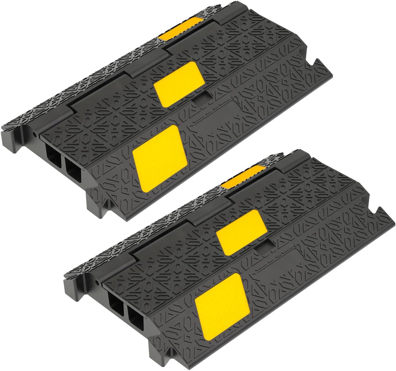 2 Pack Cable Ramp,17" PVC Cord Cover Cable Protector for Wire Indoor ...