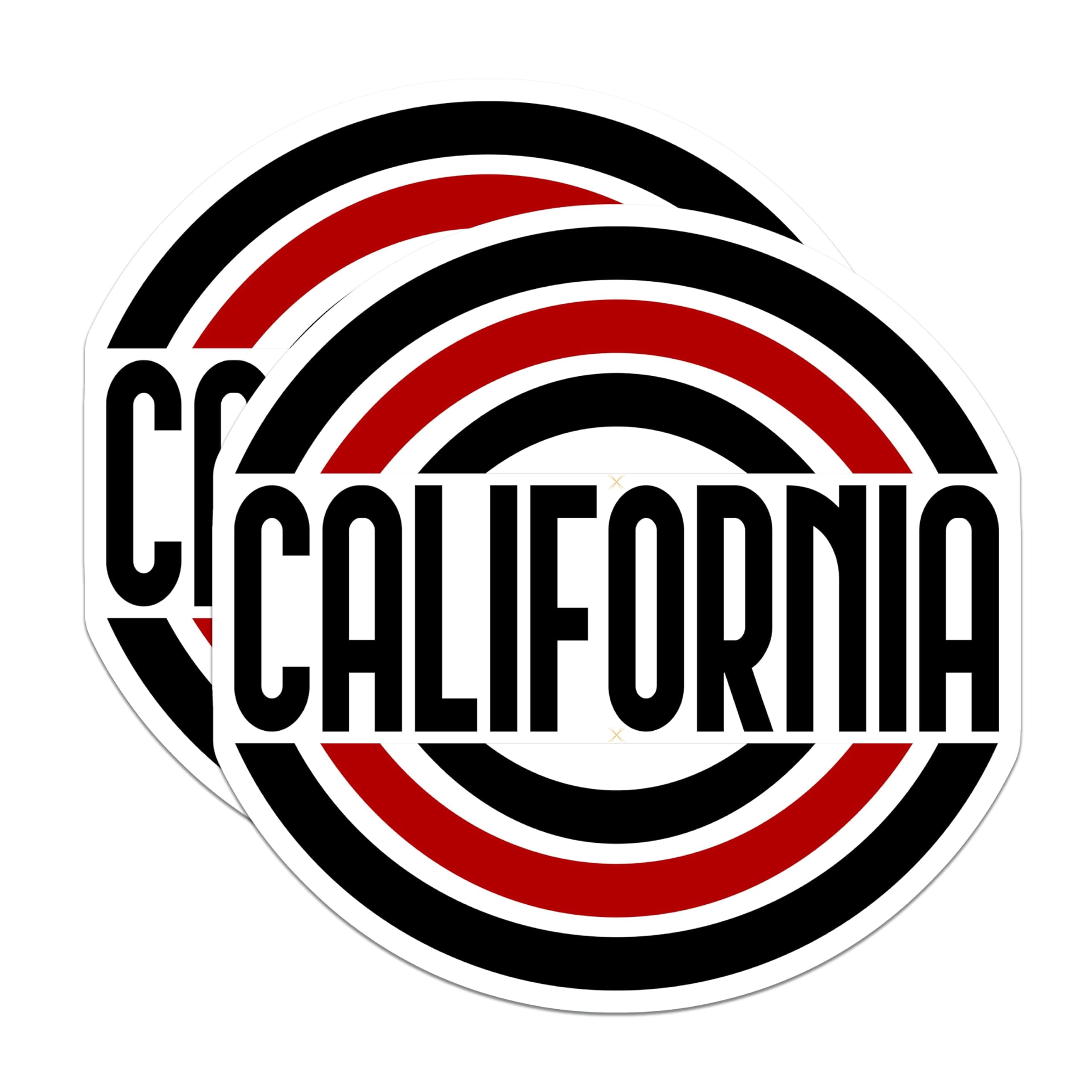 (2 Pack) California Magnets - State Pride Souvenir - Retro California ...