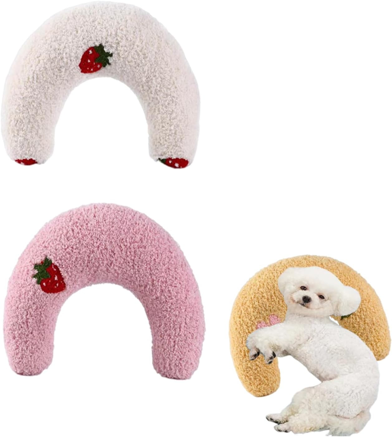 2 Pack Calming Pillow for Dogs Dog Calming Pillow for Small Dogs Soft ...