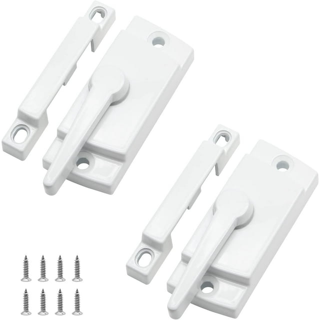 2 Pack Cam Action Window Sash Locks for Double Hung Windows, Hole ...
