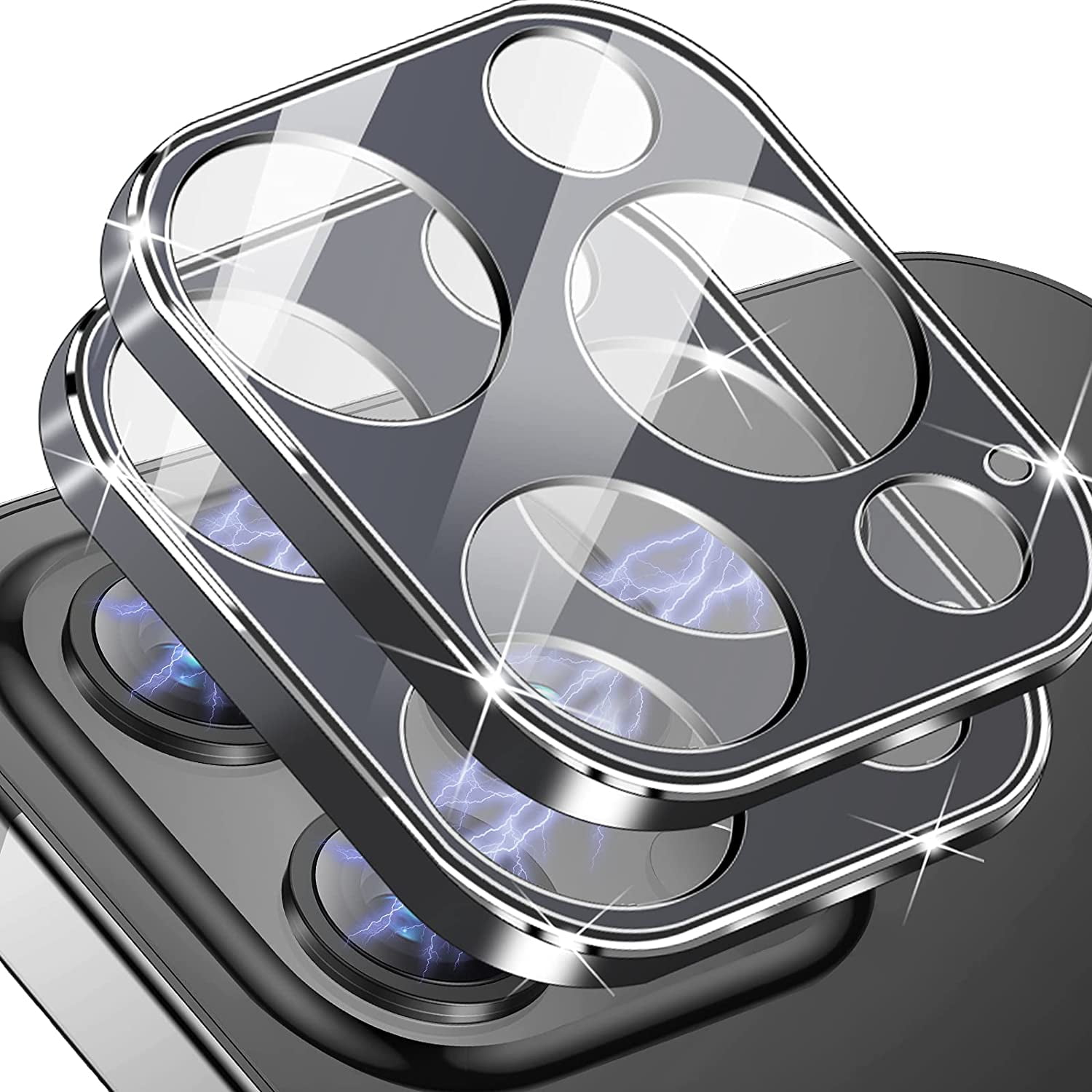 2 Pack Camera Lens Protector Compatible for iPhone 13 Pro/13Pro Max ...