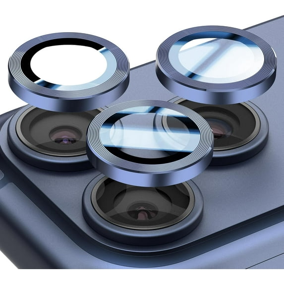 2 Pack Camera Lens Protector for iPhone 17 Pro/17 Pro Max Aluminum ...