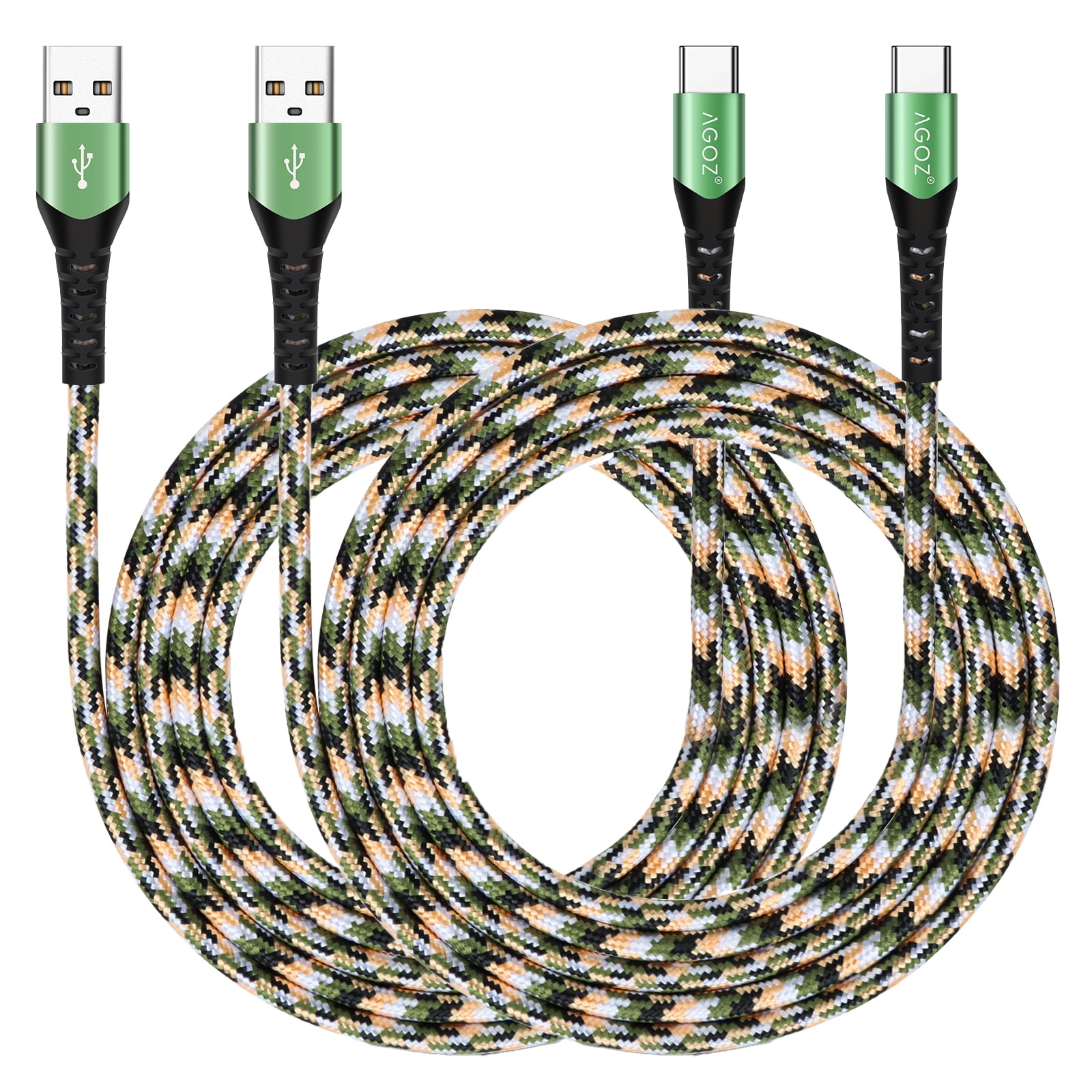 2 Pack Camo 6ft USB C Cable FAST Charger Type C Cord for iPad Air 4th ...