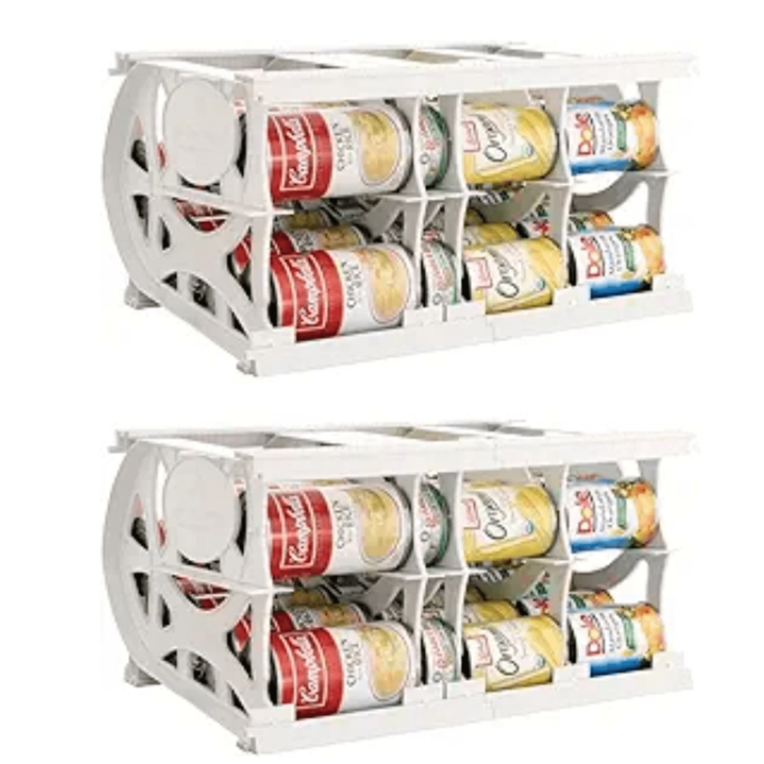 2 Pack Can Organizer, Pantry Storage Rack, Canned Food and Goods, 40 ...