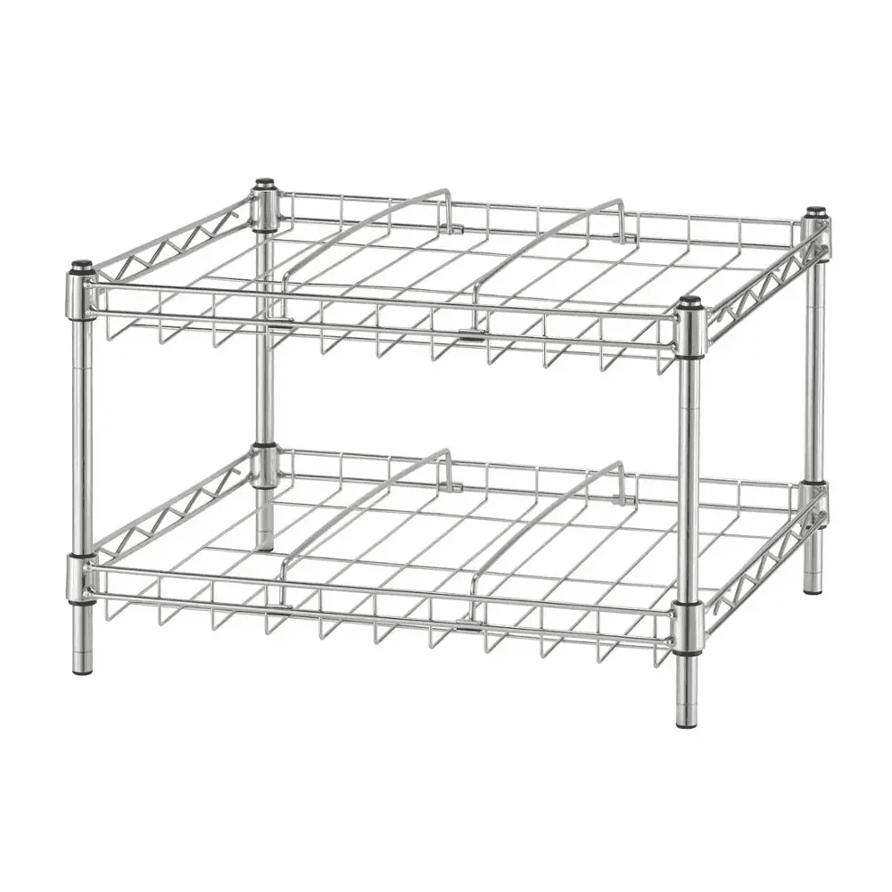 2 Pack Can Organizer Rack Chrome - Walmart.com