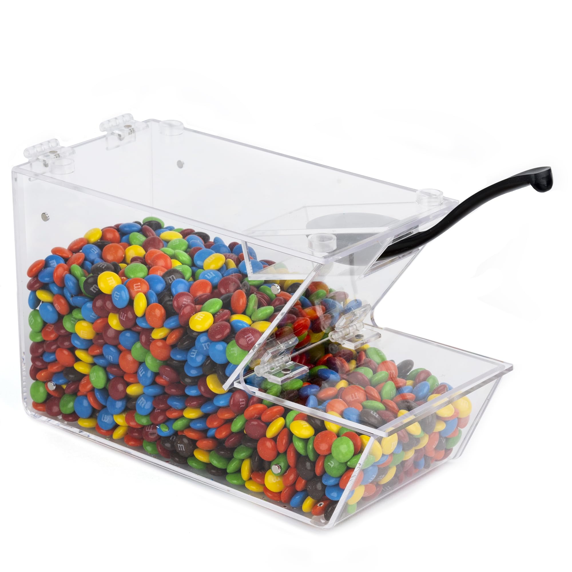 2 Pack Candy Bin Topping Dispenser - Acrylic Bulk Sprinkle Container ...