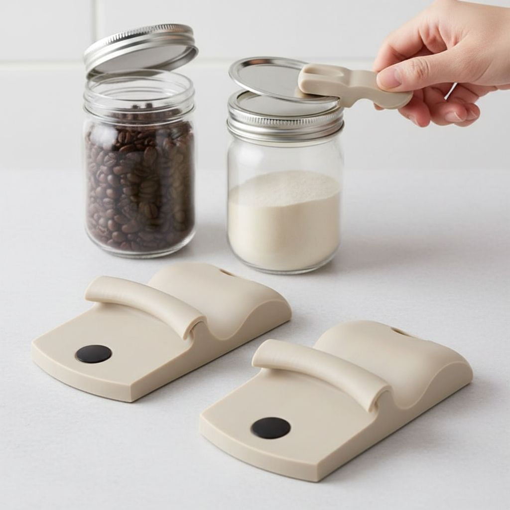 2 Pack Canning Jar Opener with Magnets, Mason Jar Opener For Canning ...