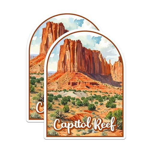 (2 Pack) Capitol Reef National Park Bumper Magnet - US National Park ...