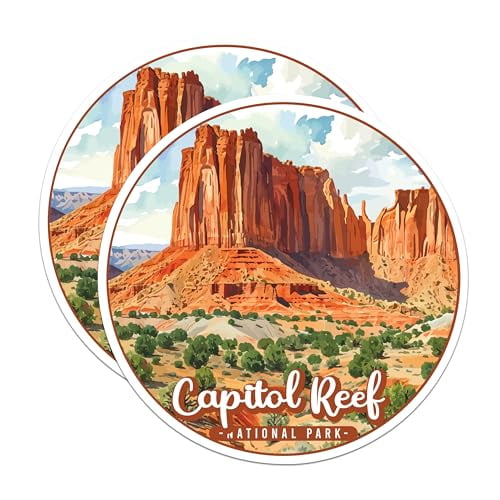 (2 Pack) Capitol Reef National Park Bumper Magnet - US National Park ...