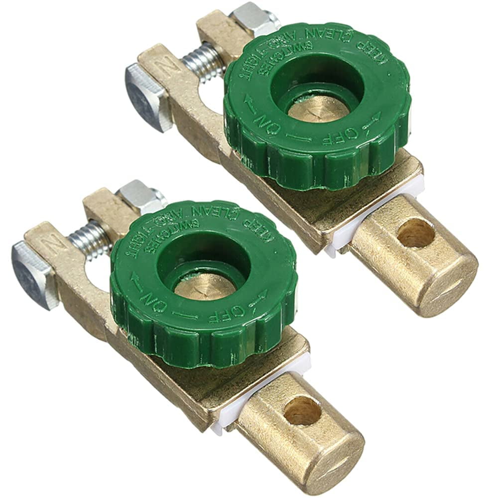 2 Pack Car Battery Isolator Switch Top Post Battery Terminal Link ...