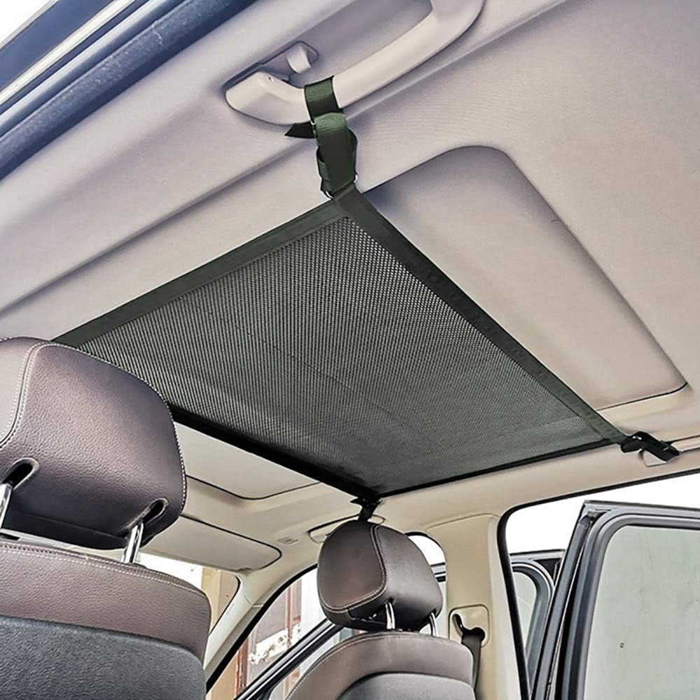 2 Pack Car Ceiling Storage Nets For Car Interior - Walmart.com