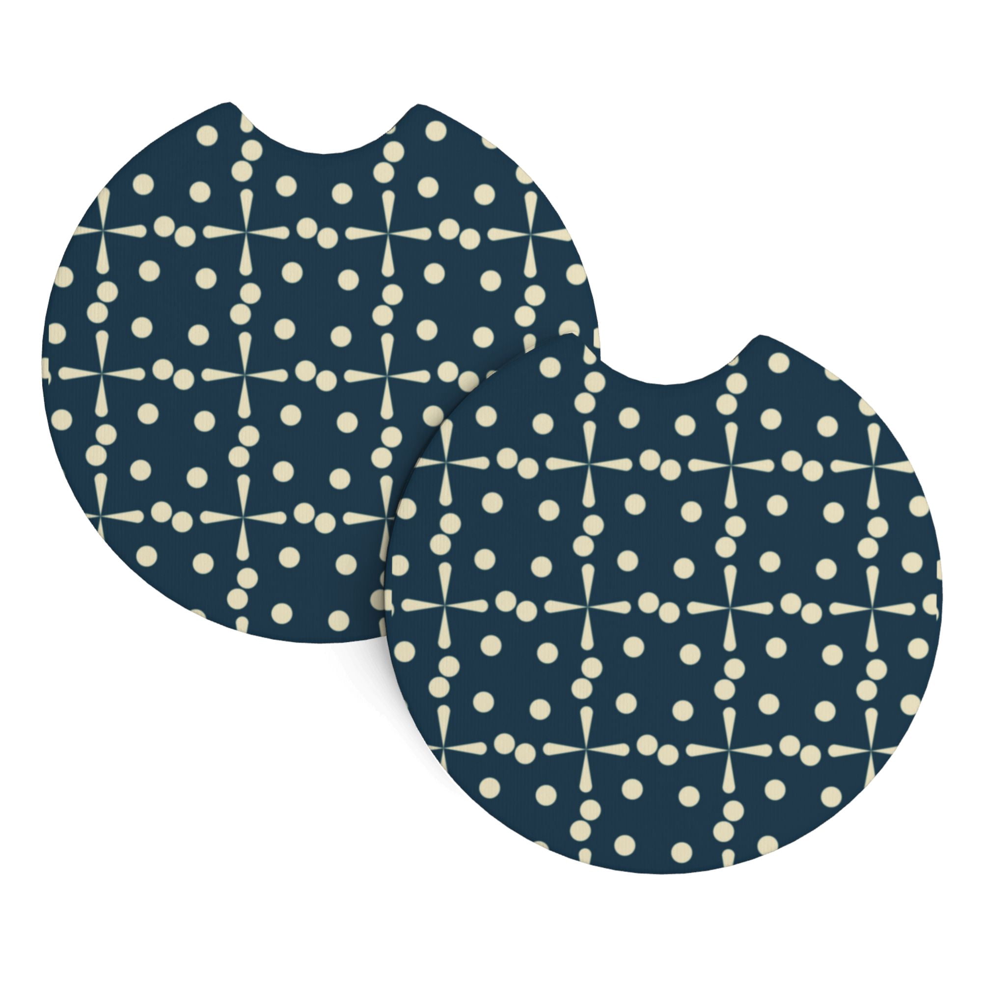 2 Pack Car Cup Holder Coasters,Seamless Pattern Background Pattern ...
