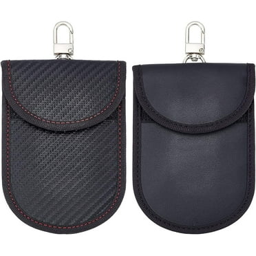 Faraday Bag for Key Fob (2 Pack), Scheam Carbon Fiber Texture Faraday ...