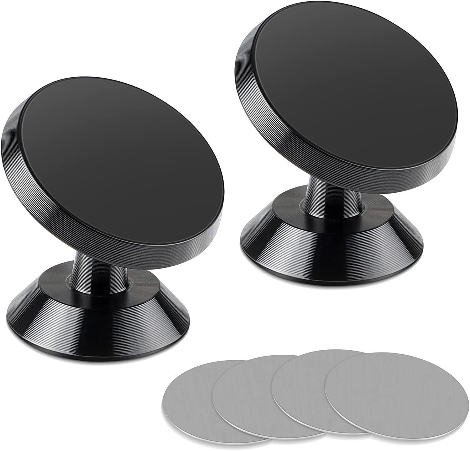 2 Pack Car Magnetic Phone Mount, Car Phone Holder for Dashboard, 360 ...