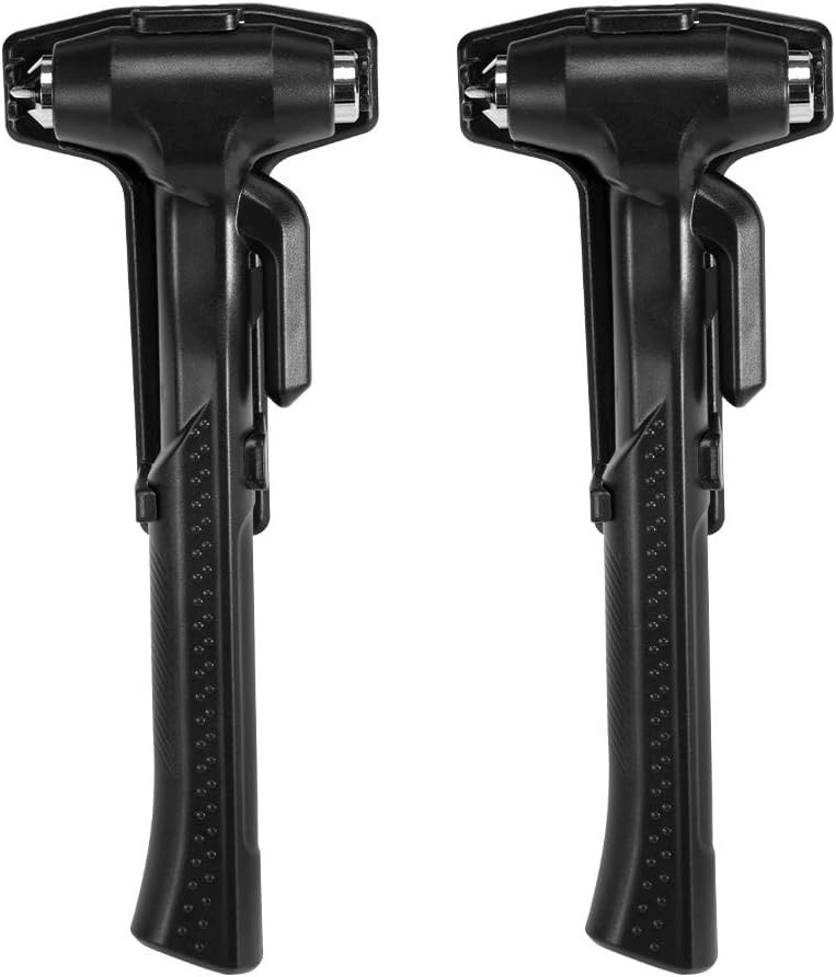 2-Pack Car Safety Hammer, 3-in-1 Auto Emergency Escape Hammer with ...