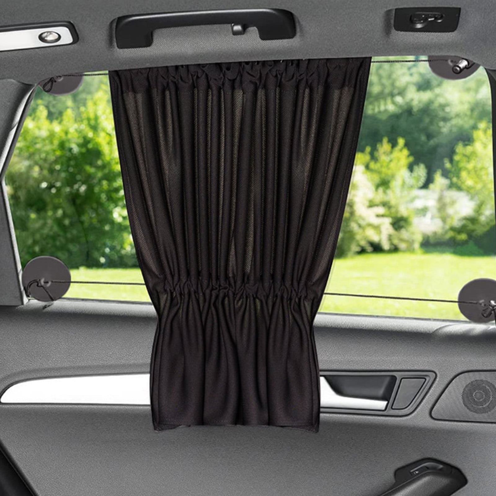 2-Pack Car Side Window Sunshade | 65x50cm Heat Insulation Curtains with ...