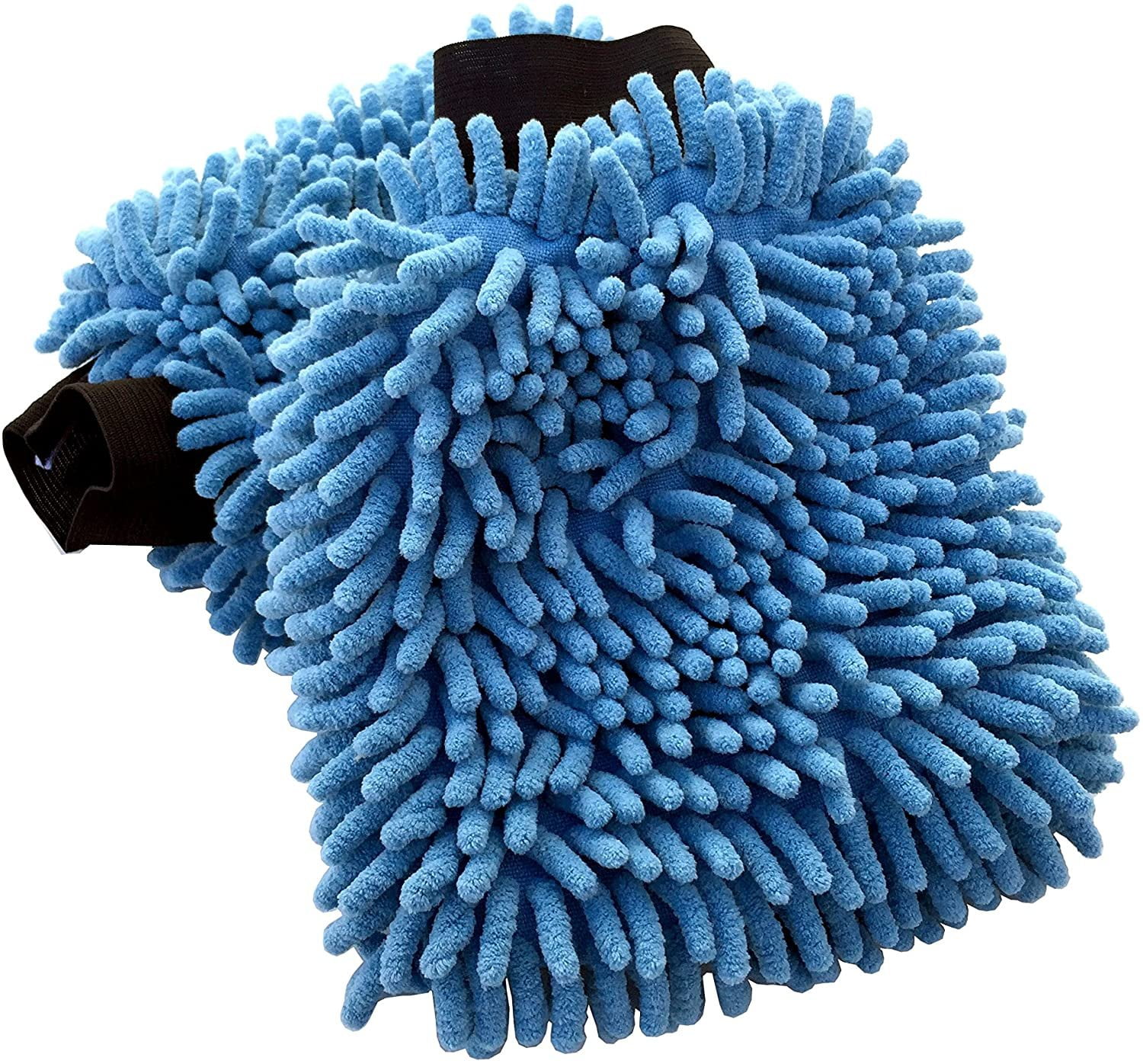 [2 Pack] Car Wash Mitts - Double Sided, Microfiber - Thick and Super ...