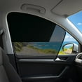 2 Pack Car Window Sun Shade Magnetic, Half Blackout Half See-Through ...