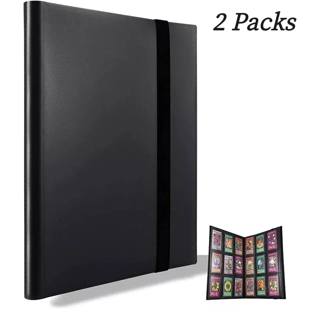 2 Pack Card Binder 9 Pocket, 396 Pockets Trading Card Binder, Premium ...