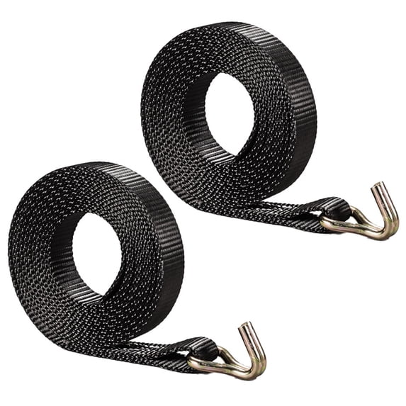 2 Pack Cargo Tie Down Belts With Ratchet Systems Secure Transport Gear ...