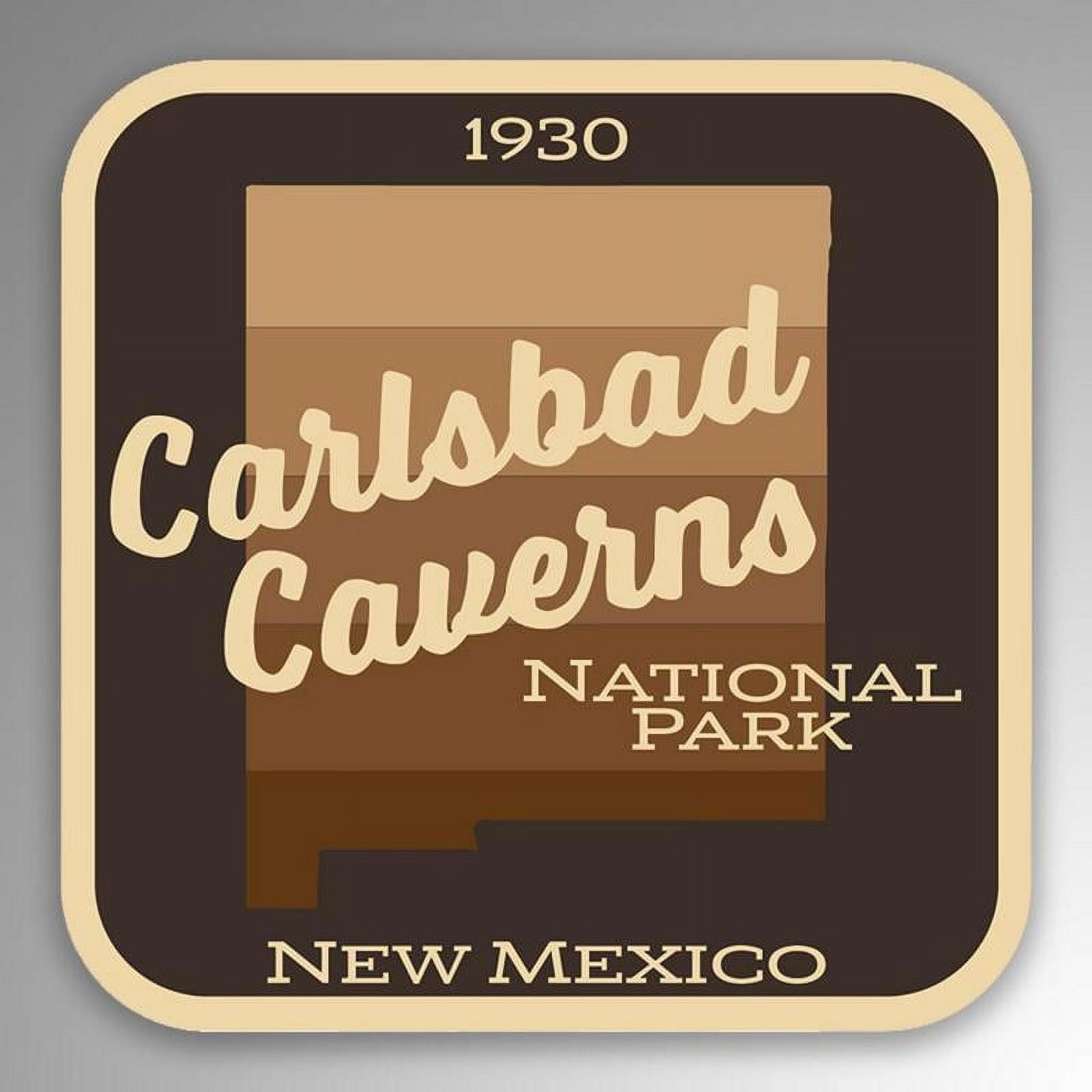 2-Pack Carlsbad Caverns National Park Decal Sticker | 4-Inches By 4 ...