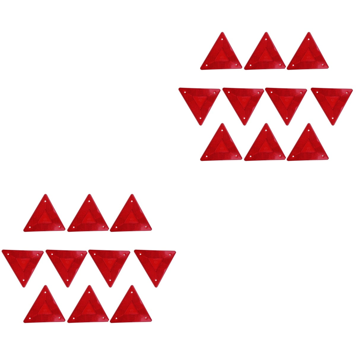 2 Pack Cars Windshield Triangle Warning Sign Reflectors Red - Walmart.com