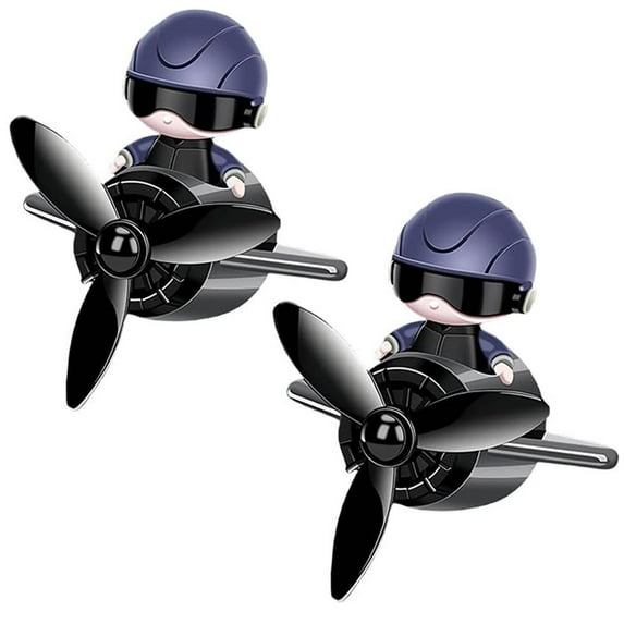 2-Pack Cartoon Car Vent Spinner - Aromatherapy Fan Freshener, Cute ...