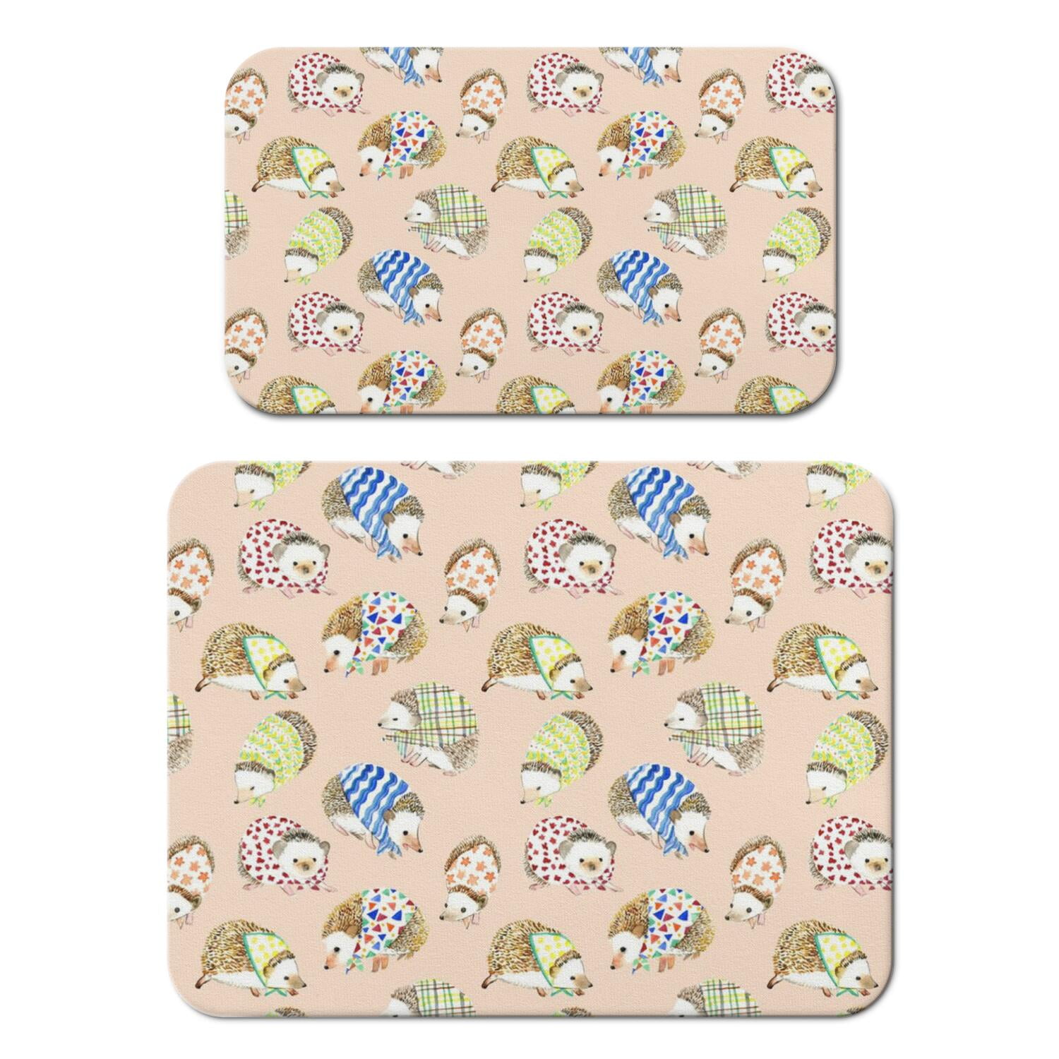 2 Pack Cartoon Hedgehog Coffee Station Mat - Hedgehog & Enchanted ...