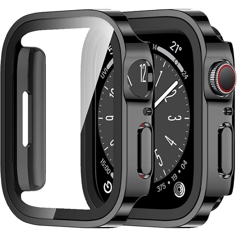 2 Pack Case Compatible with Apple Watch Series 9 Series 8/7 45mm Case ...