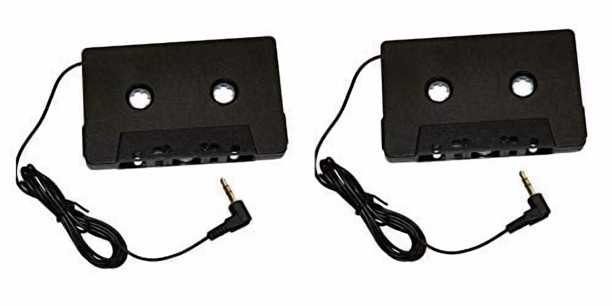 2 Pack - Cassette Tape Audio Adapters - Walmart.com