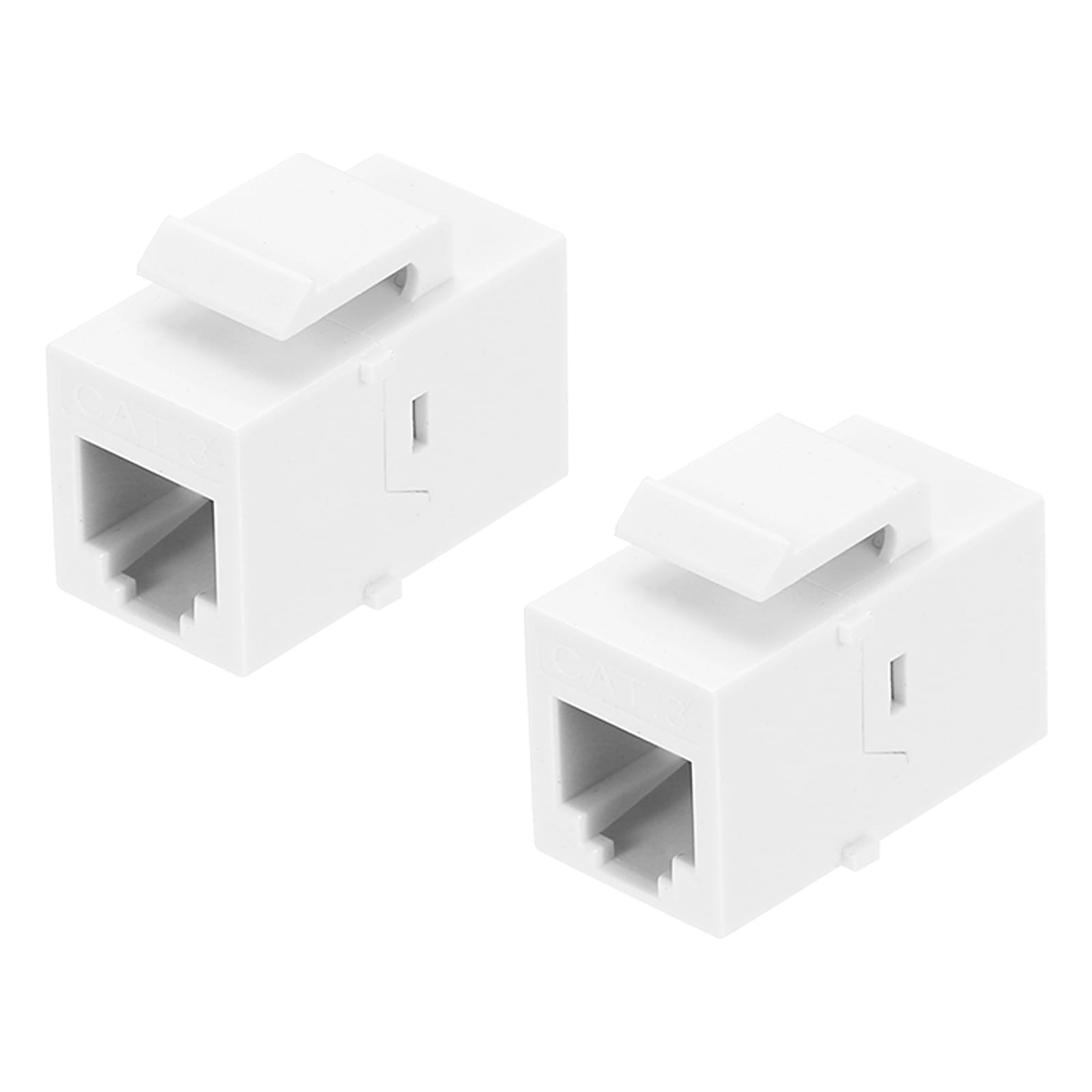 2 Pack Cat 3 Ethernet Coupler, RJ11 Cat3 Coupler Jacks Female to Female ...