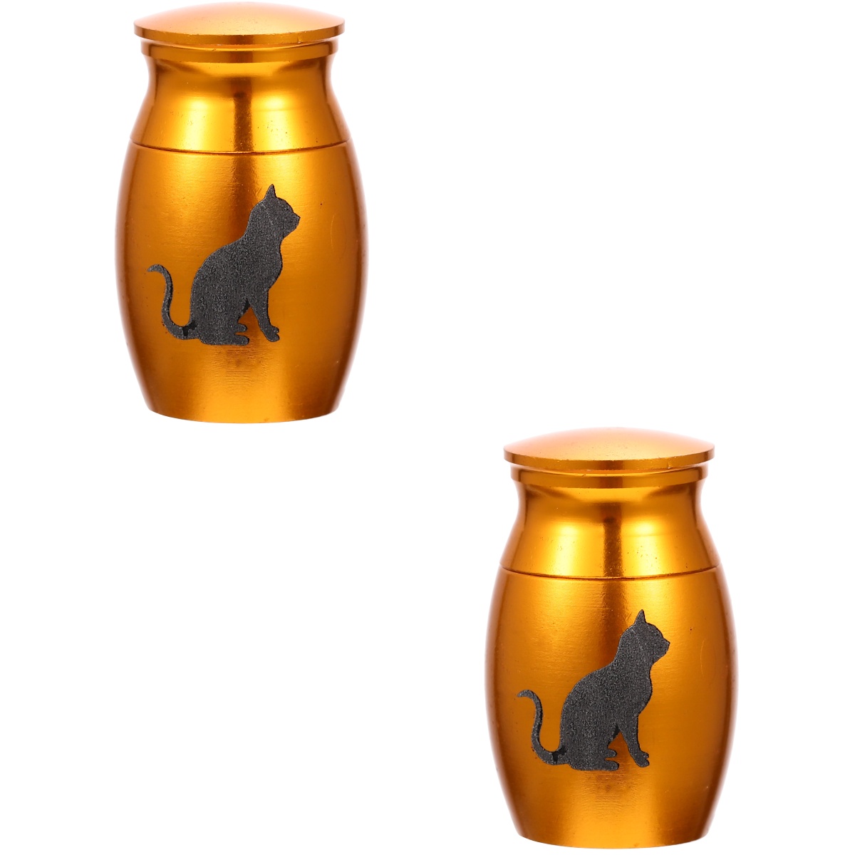 2 Pack Cat Accessories Urn Pet Bone Ash Container - Walmart.com