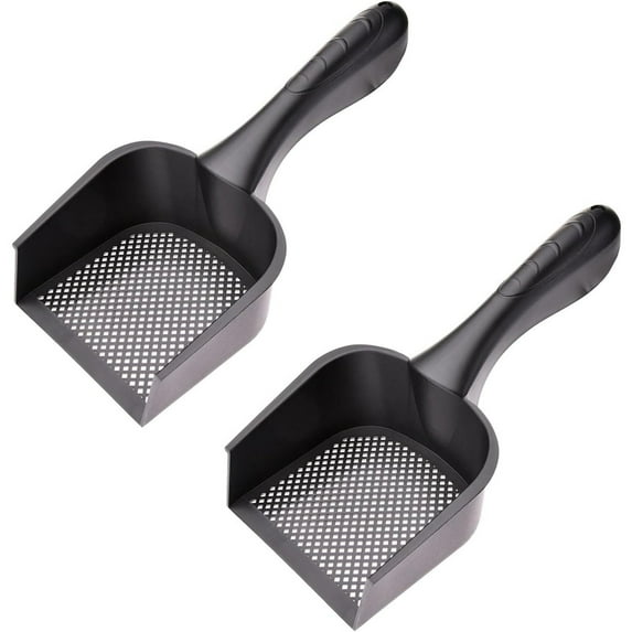2 Pack Cat Litter Scoop Long Handle, Cat Litter Scooper with Deep ...