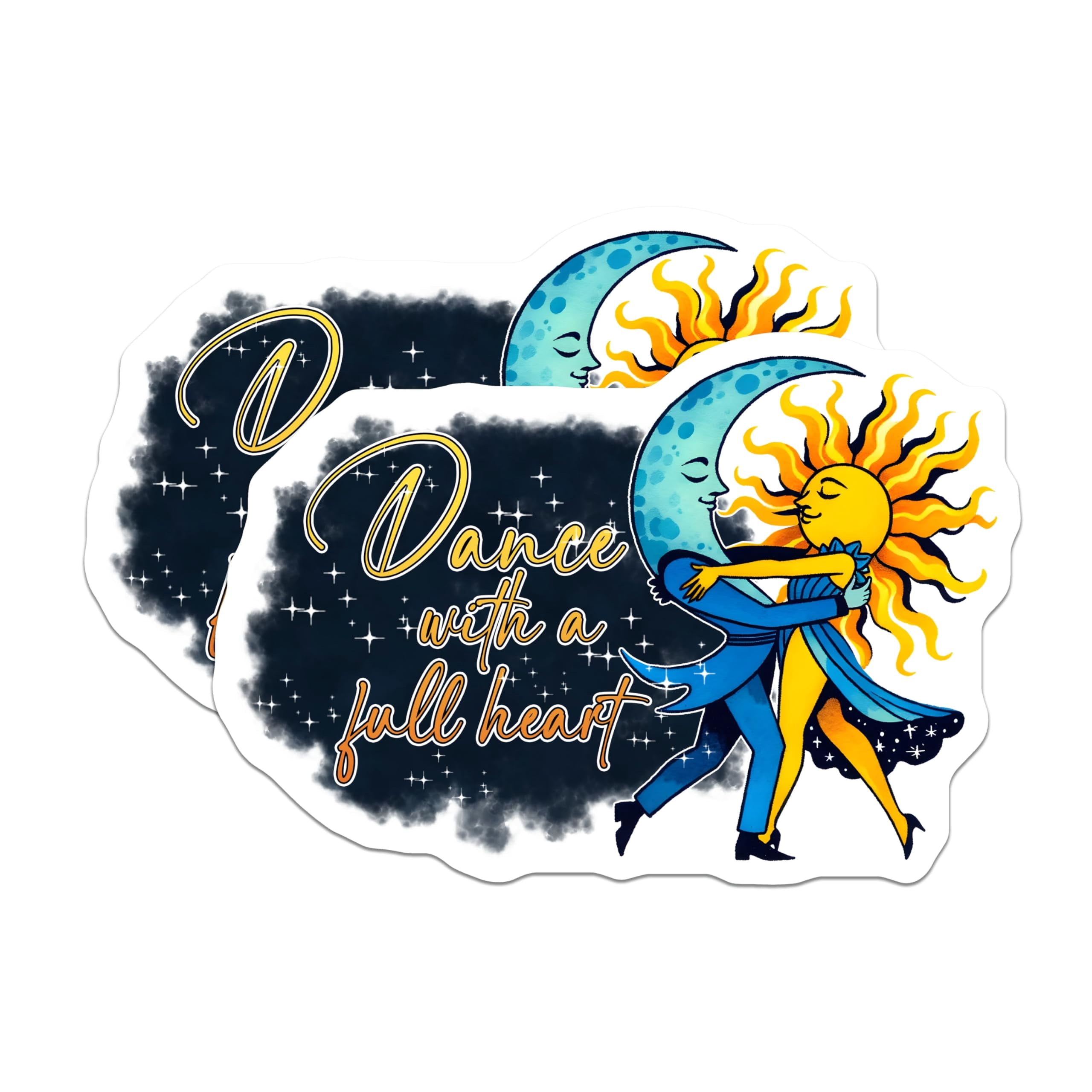 (2 Pack) Celestial Dance Magnets - Sun and Moon - Dance with a Full ...