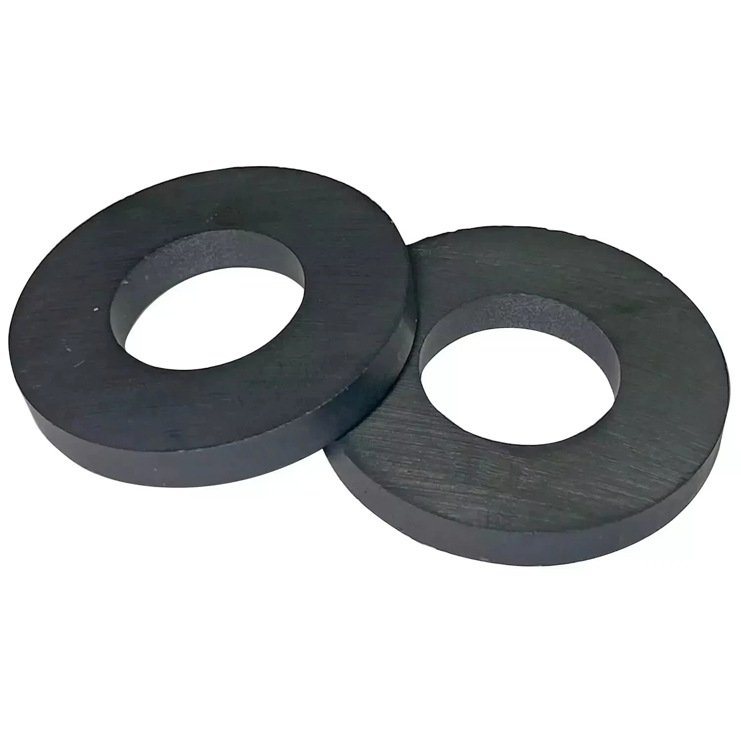 2 Pack Ceramic Ring Magnets Ferrite Strong Magnetic Material Free& Fast ...