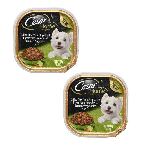 ( 2 Pack ) Cesar Home Delights Grilled New York Strip Flavor Wet Dog ...