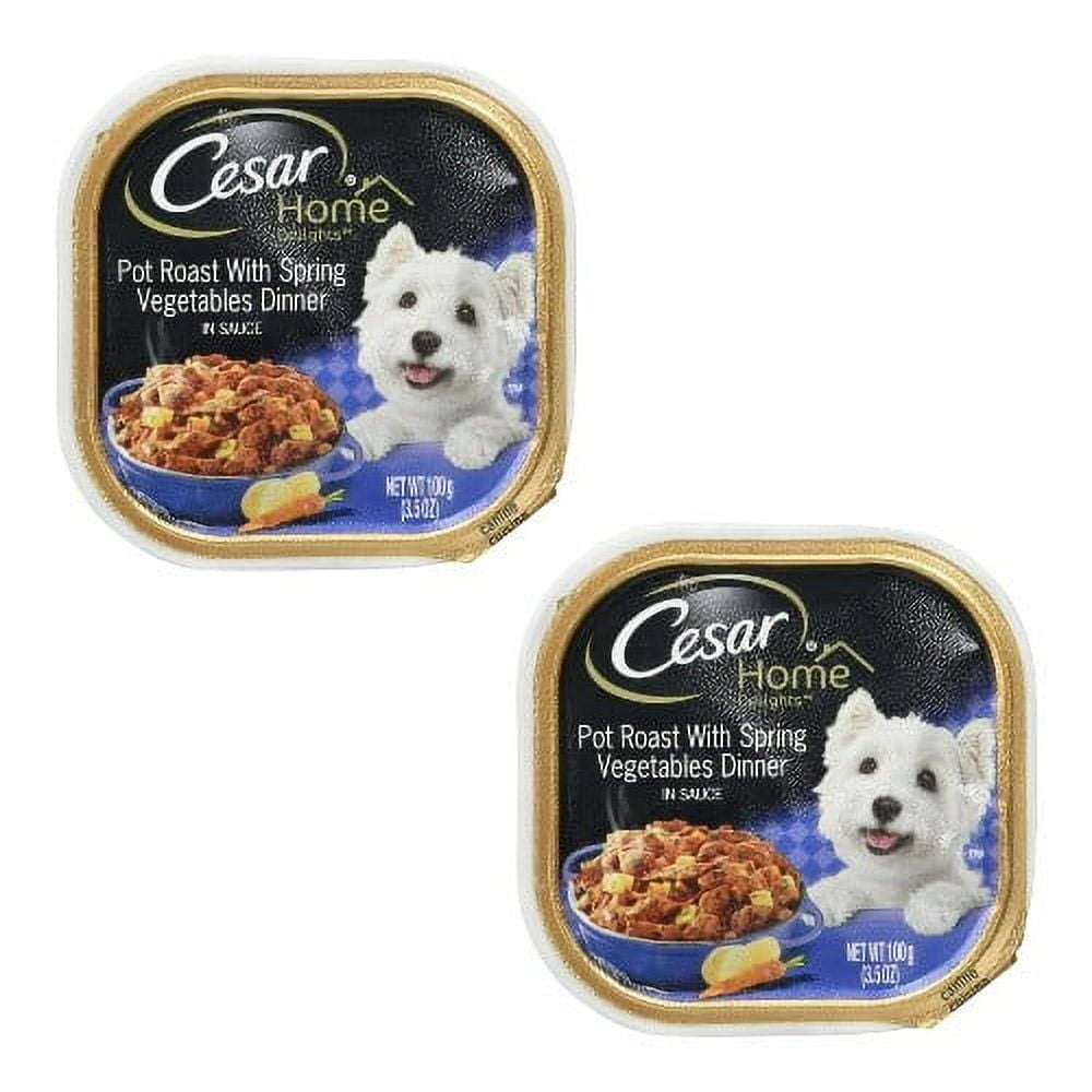 ( 2 Pack ) Cesar Home Delights Wet Dog Food Pot Roast With Spring ...