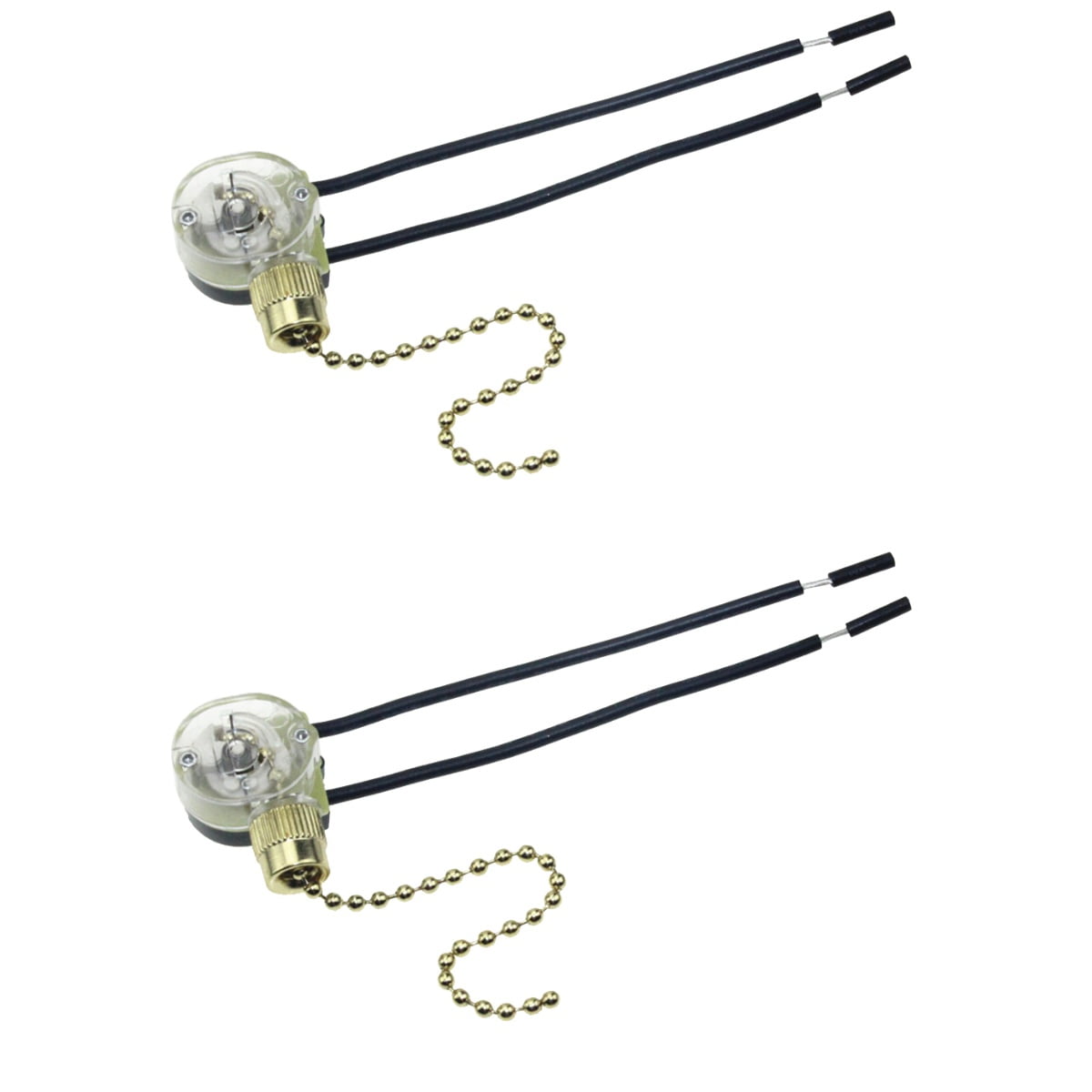 2 Pack Chain Pull Switch Zipper On-off Light Pull-chain Desk Lamp ...