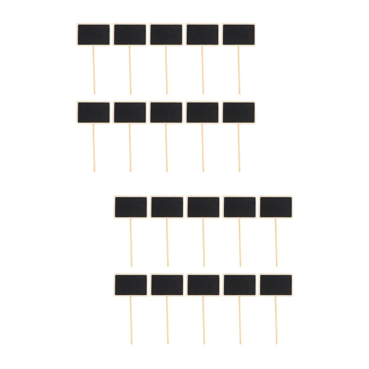 2 Pack Black Chalkboard Price Labels for Wedding Decor, Plant Tags, 17 ...