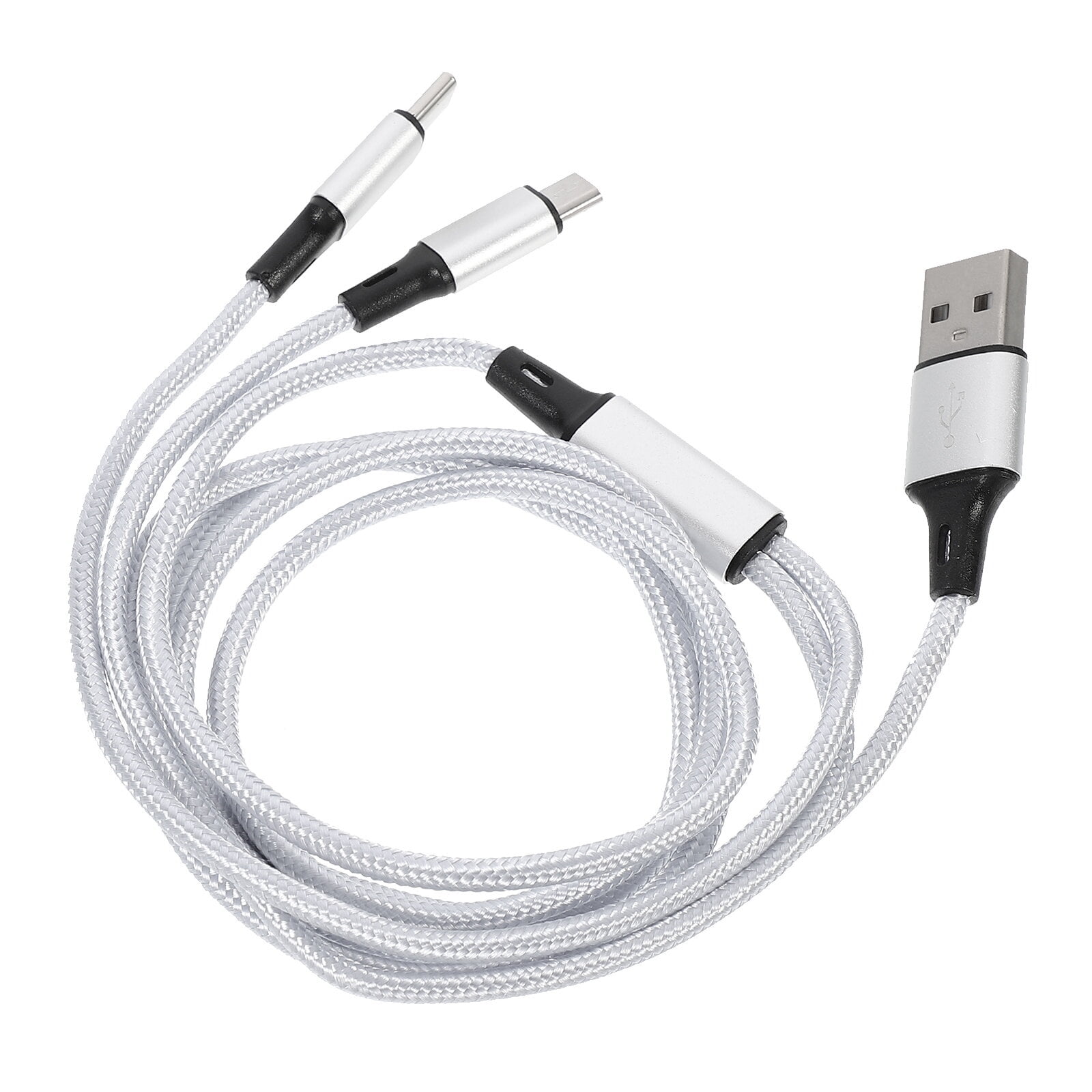 2 Pack Charging Cords for Multiple Devices Data Line USB Cable ...