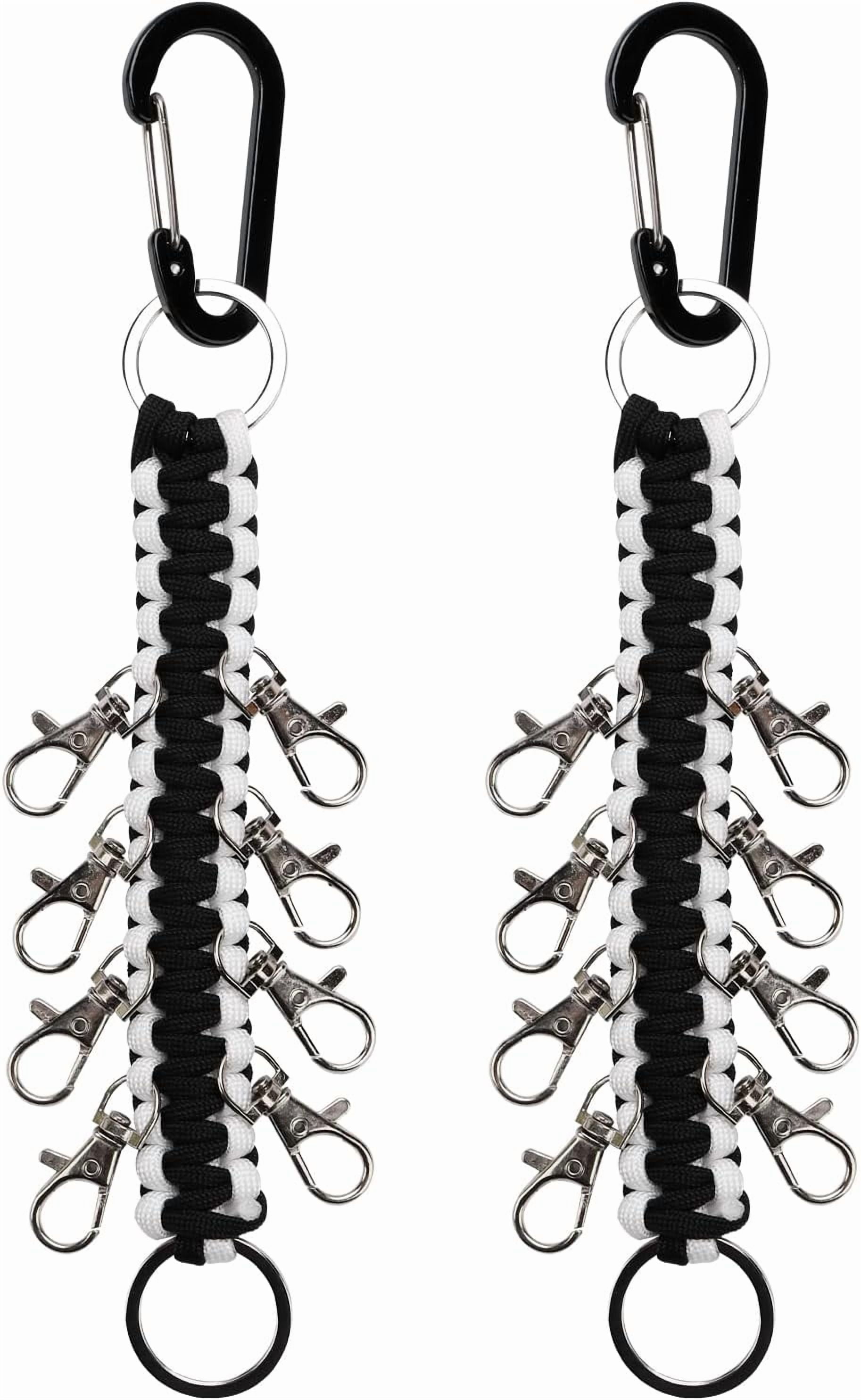 2 Pack Cheer Bows Holder, Paracord Cheer Bows Holder Paracord Keychain ...
