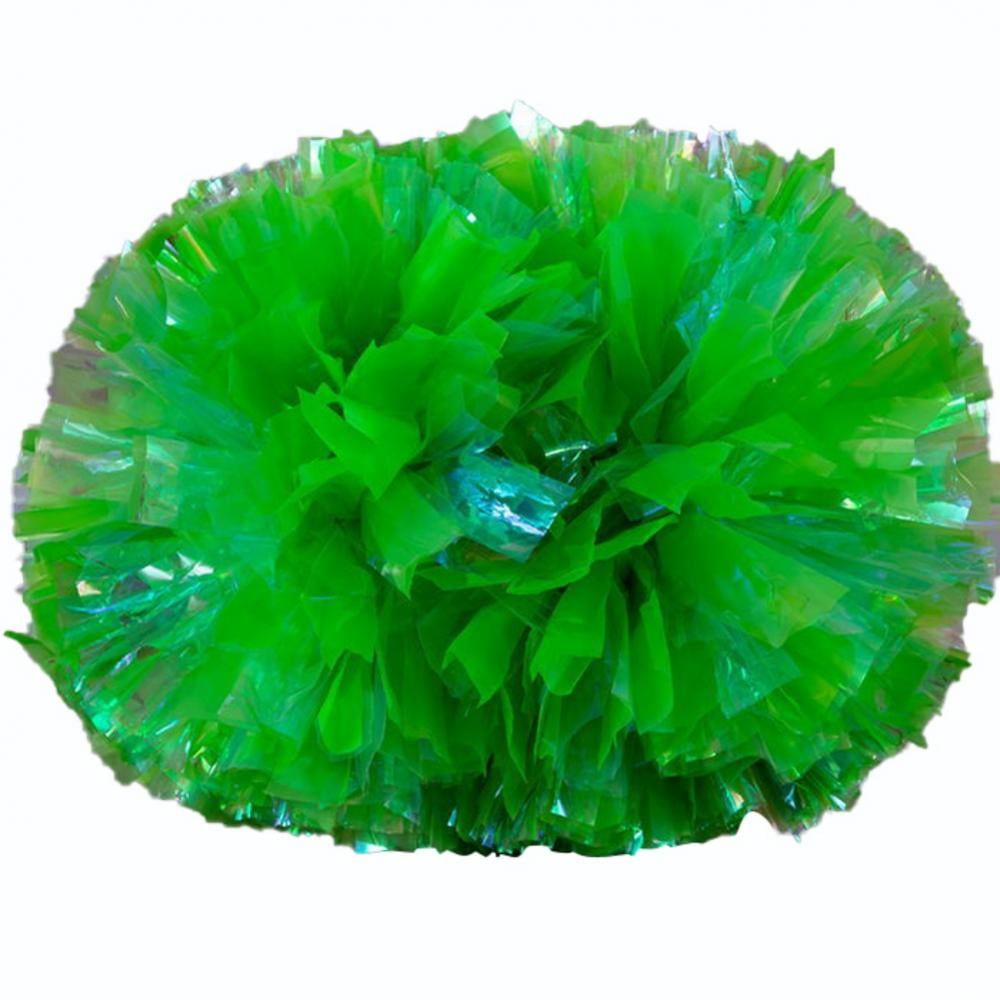 2 Pack Cheerleader Pom Poms Cheerleading with Baton Handle for Team ...