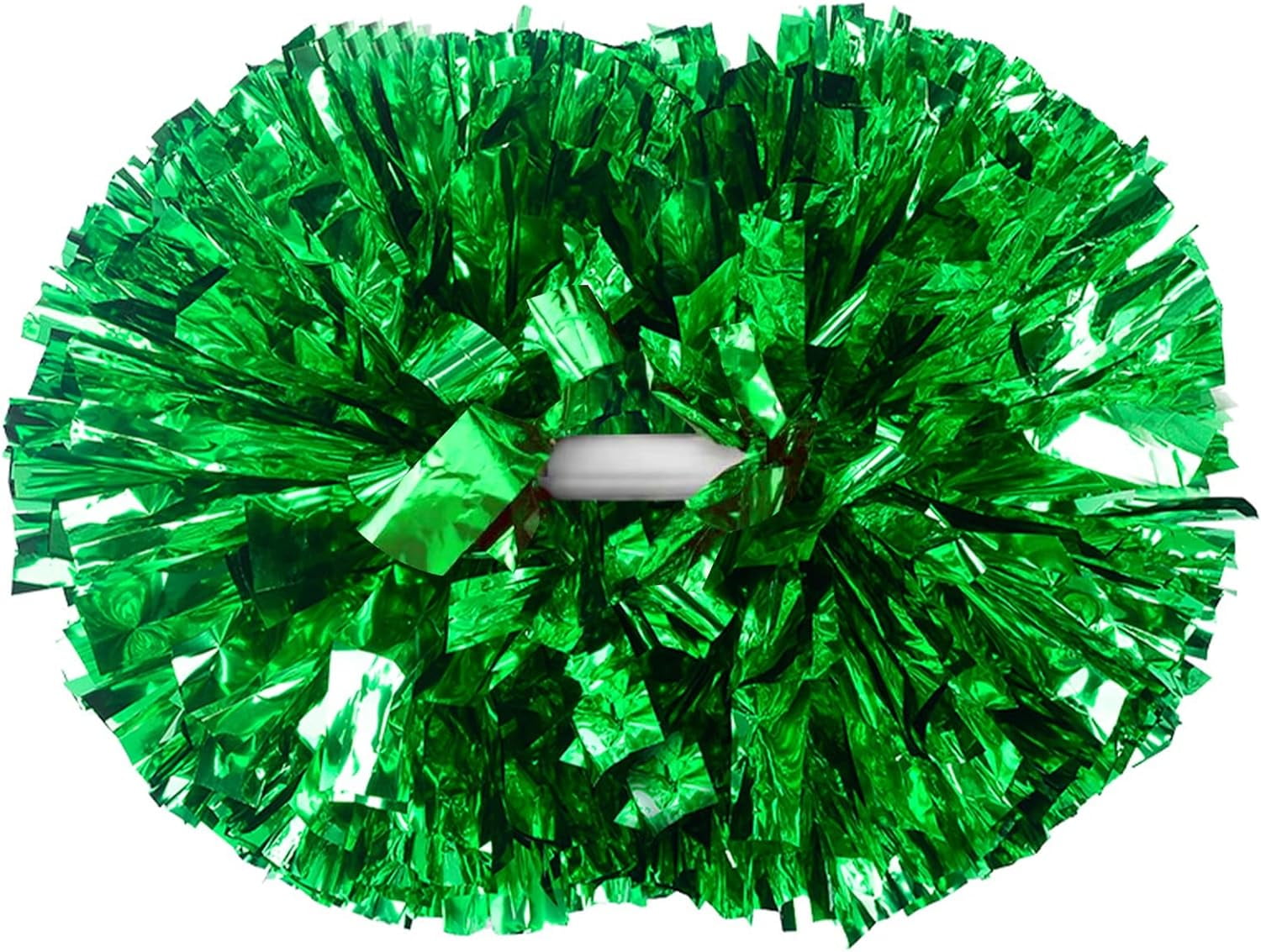 2 Pack Cheerleading Pom Poms with Baton Handle for Team Spirit Sports ...